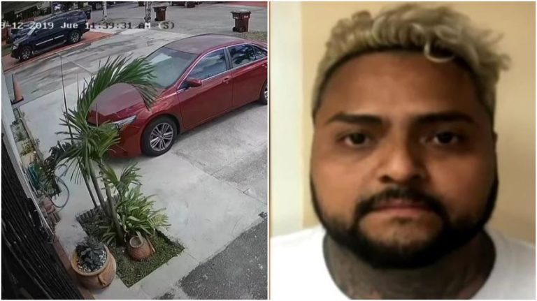 Policía De Hialeah Arrestó A Un Hombre Que Quedó Captado En Cámara
